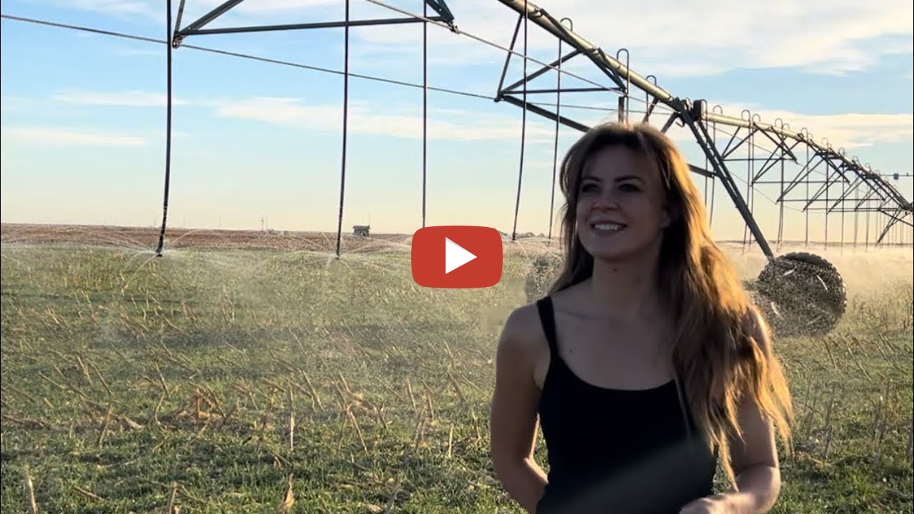 JojoSnow -- Winter Farming In Kansas. Getting ready to replace sprinkler..