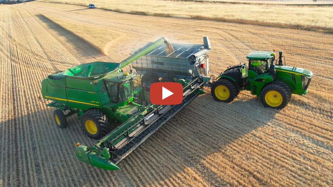 Lock Valley Farms -- Eldena Barley Harvest 2023 | Barley Harvest Mid ...