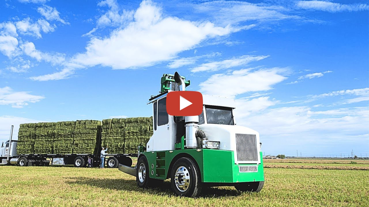 Real Time Farming. Loading Bales of Hay........ Bales Hay Farm and Ranch
