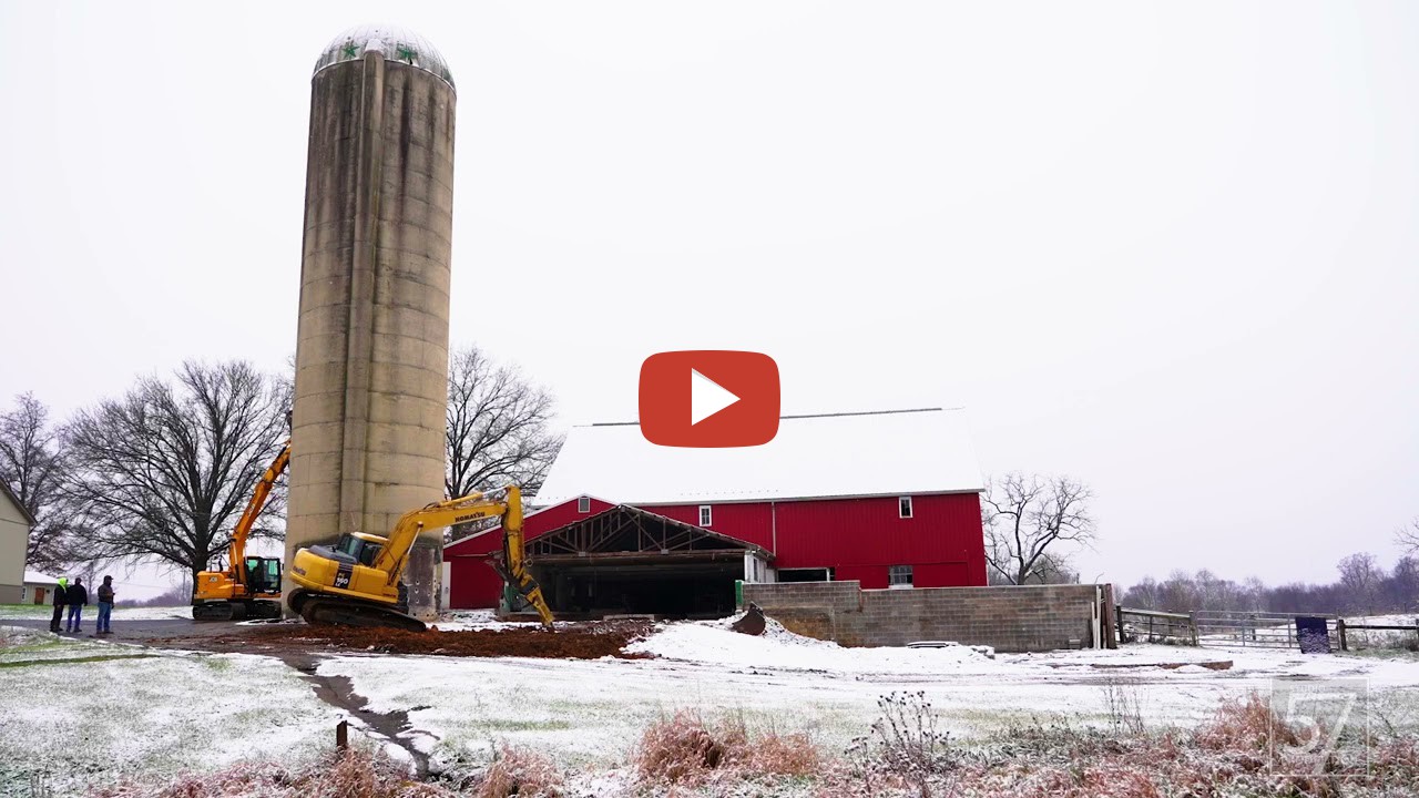 ST57PRD -- SILO DEMOLITION - THIS WILL CRASH!! -- We recently tore down ...
