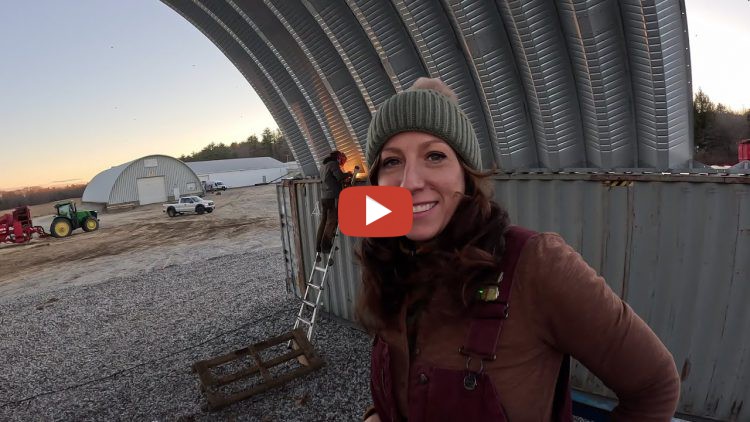 Bells Farming -- Winter Project - Starting our equipment storage ...