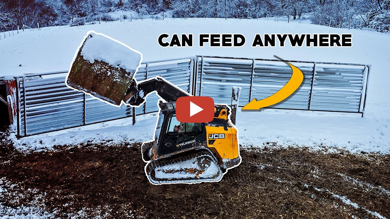 How Farms Work -- A Day in the Life - Winter Chores. I feed the cows ...