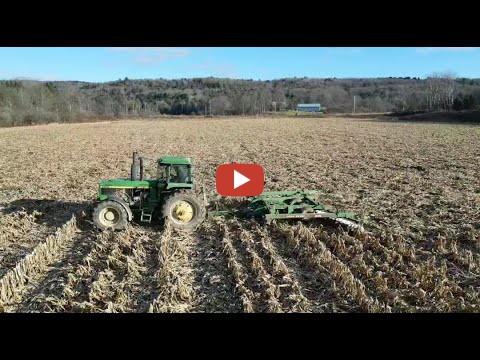 Mikep7810-- Disking Corn Stalks - Taking our John Deere 635 disk and ...