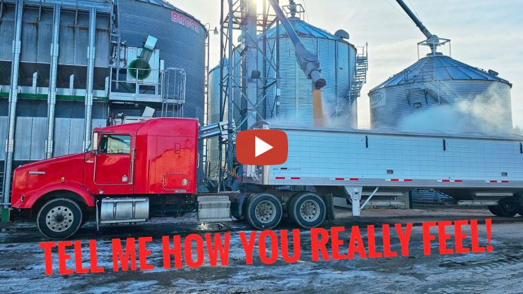 Food for Fuel-Hauling Corn -Winter on the farm- Millennial Farmer