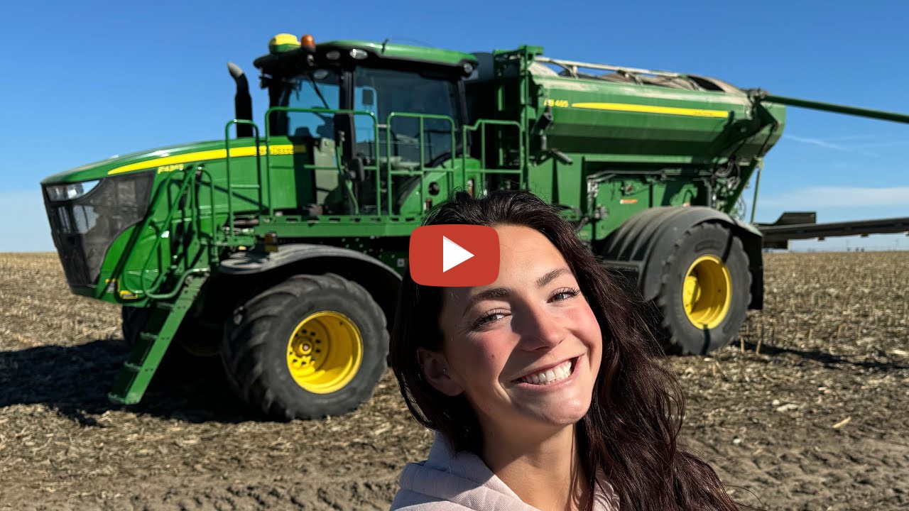 Laura Farms -- This John Deere Tractor FLOATS?! Nice weather in Nebraska..