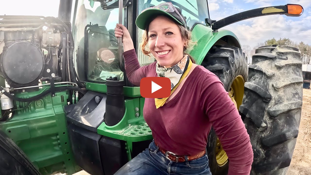 Bells Farming -- Finally we get outside on a nice day! Wash my tractor ...