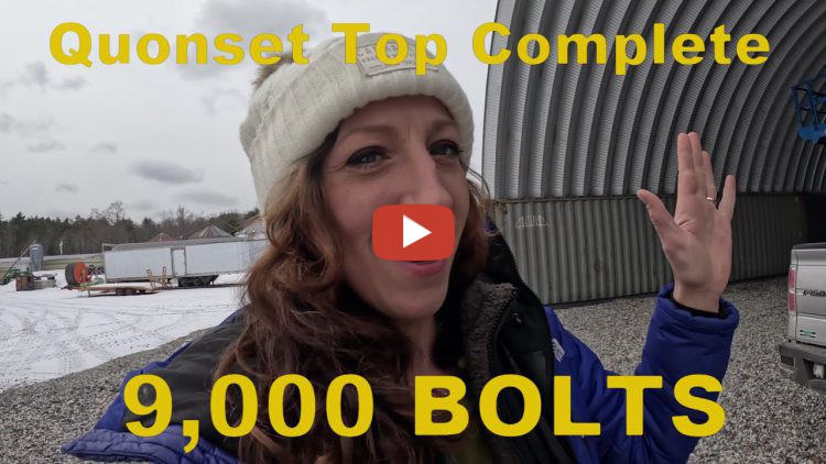 Bells Farming -- Quonset Top Complete! Finally, we have finished the ...