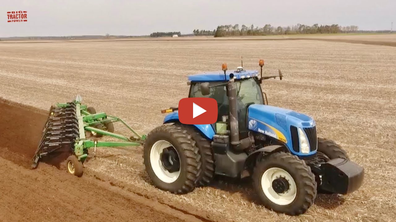 bigtractorpower -- Big Tractor Power is out in the field with a 320 hp NEW HOLLAND T8050 Tractor ...