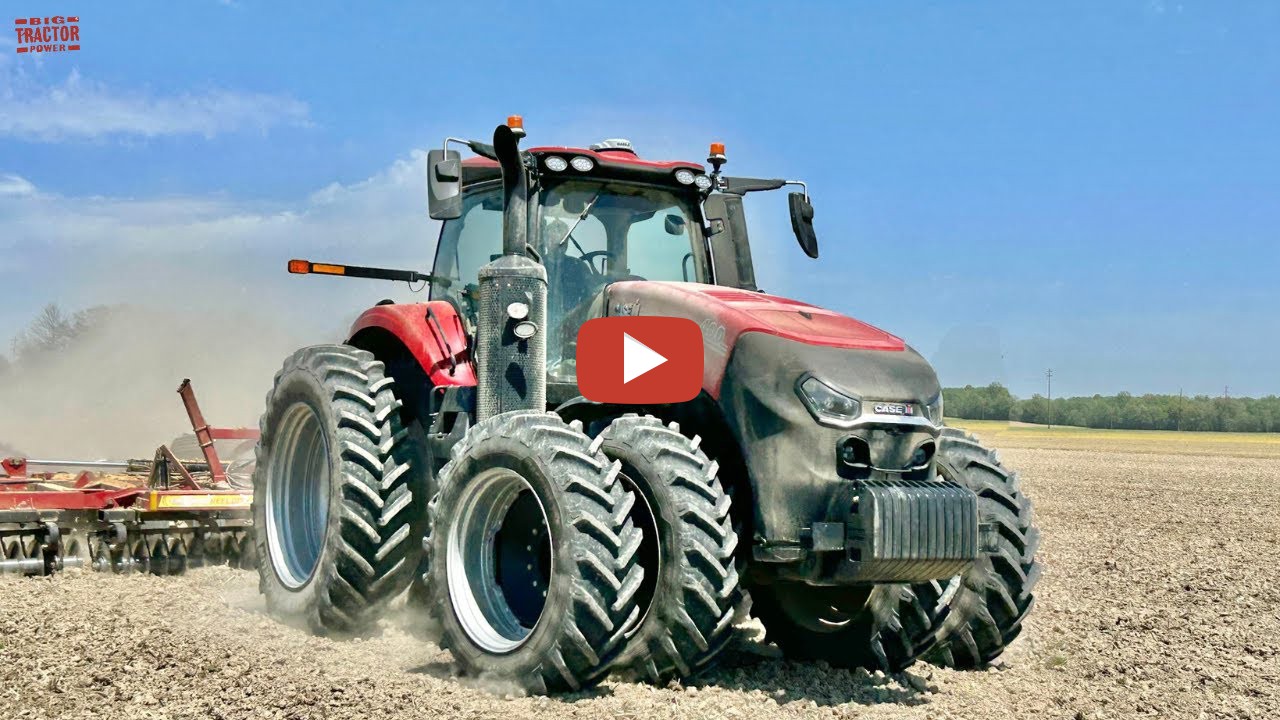 bigtractorpower is out in the field with a 396 hp CASE IH 400 AFS Connect MAGNUM tractor working ...
