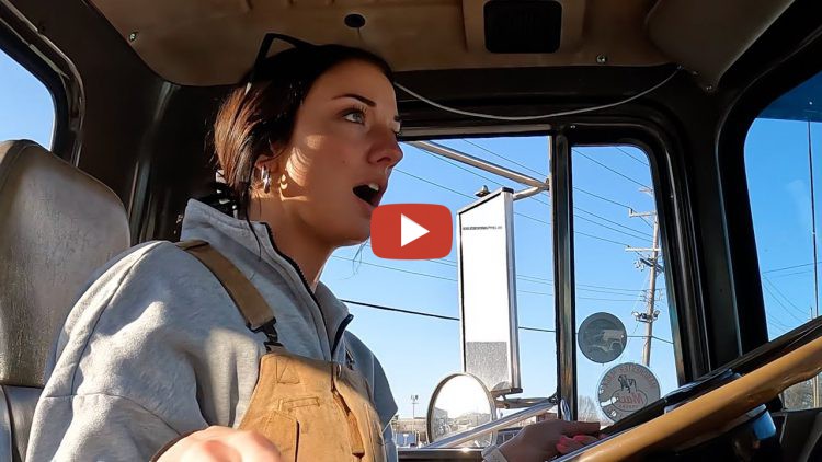Farmer Grayce one the way -------Driving a 40 Year Old R Model Mack 5 ...