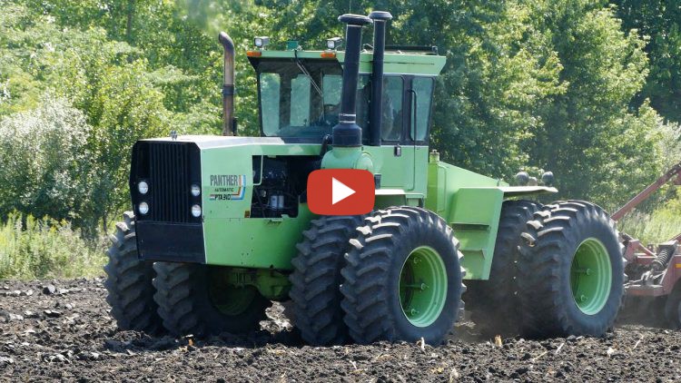 Different big articulated tractors in the field at Half Century of ...