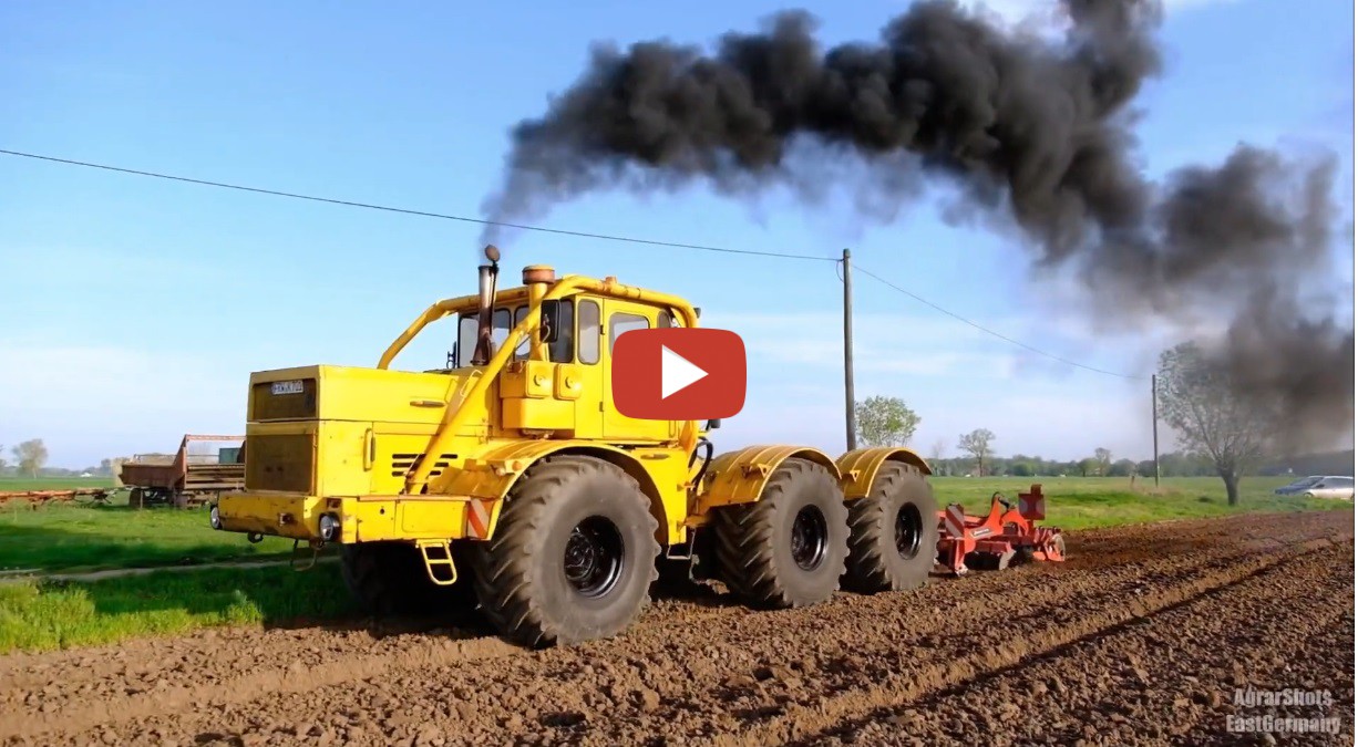 K 700 6X6 -- The only Kirovets with 3 axles -- AgrarShots EastGermany