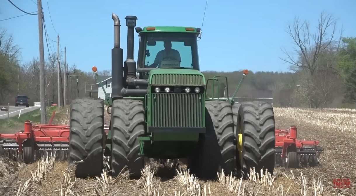 bigtractorpower 2024 is out in the field with a 400 hp JOHN DEERE 8970 tractor working on spring ...