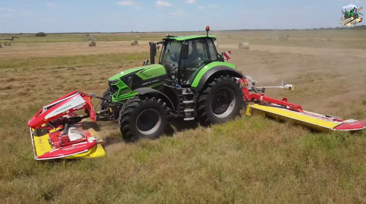 Making Hay in the Florida Sunshine with Deutz Fahr tractors..... Mike ...