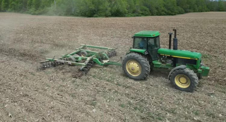 Mikep7810 -- Working ground on our upstate New York dairy farm. Disking ...