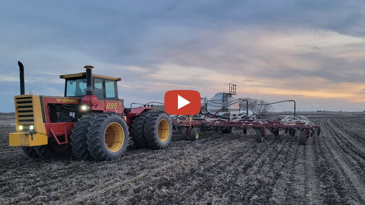 South Sask Farmer --Spring work gets under way! Planting time is here.