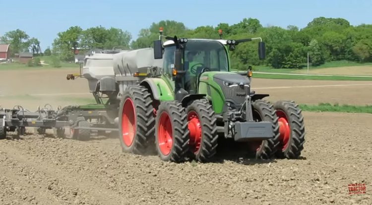 Big Tractor Power is out in the field with a 243 engine horse power gen ...