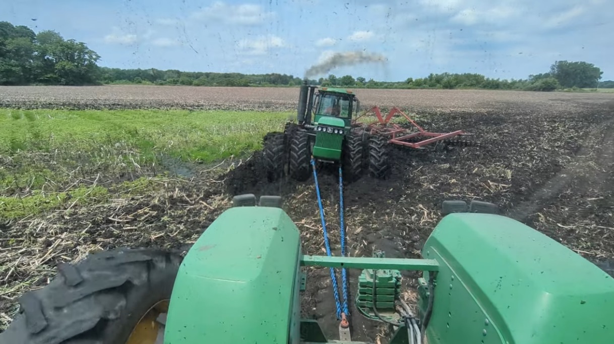 The John Deere 8650 Finally Gets Stuck... Spring Planting Drags On A ...