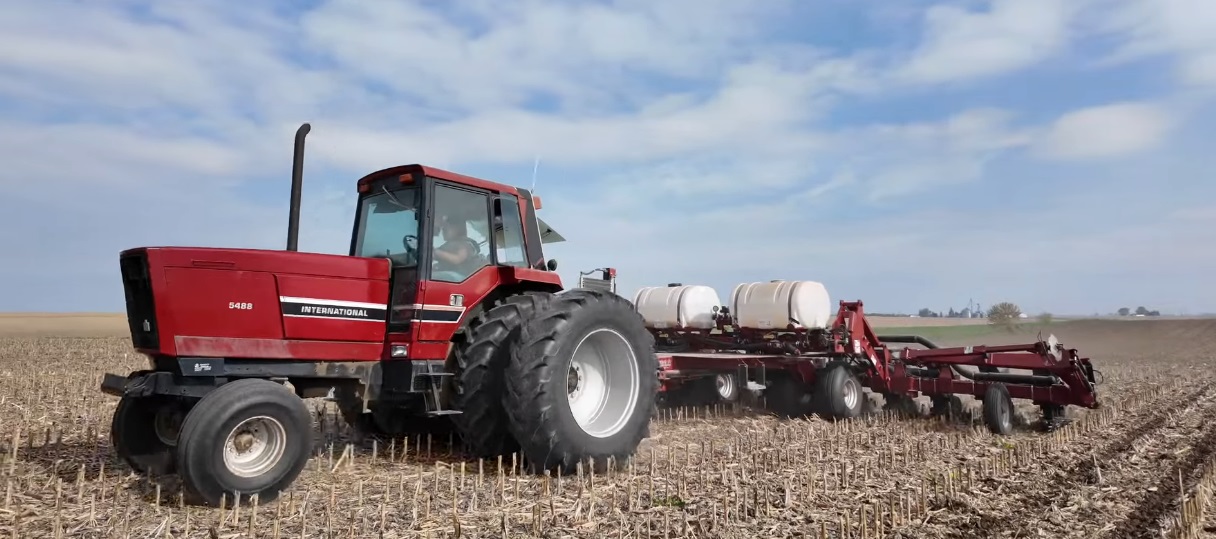 Mike Less - Farmhand Mike -- I am out in a field near Platteville ...