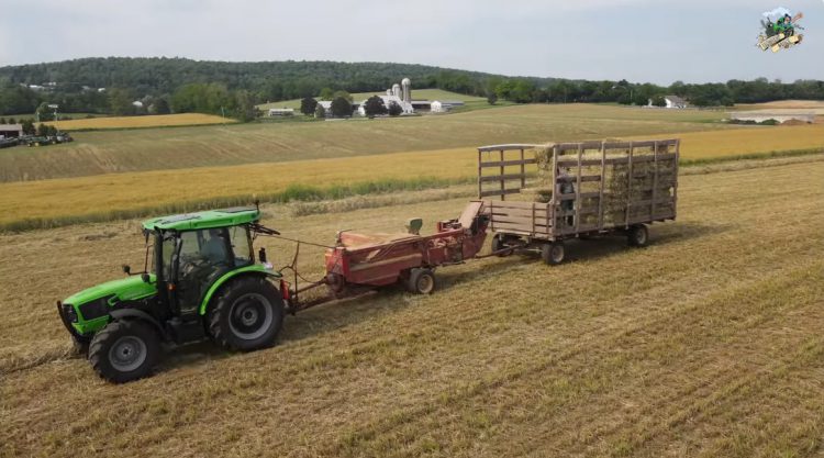 Mike Less - Farmhand Mike -- I am out in a field near Lancaster ...