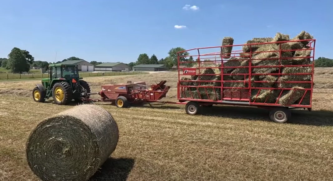 NorthEastOhioFarmer - Round Baling 1st Cutting Hay Is Done - Round ...