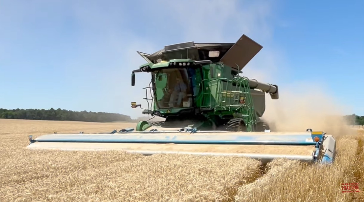 Big Tractor Power is out in the with three 690 hp 460 bu. JOHN DEERE X9 1100 Combines equipped ...