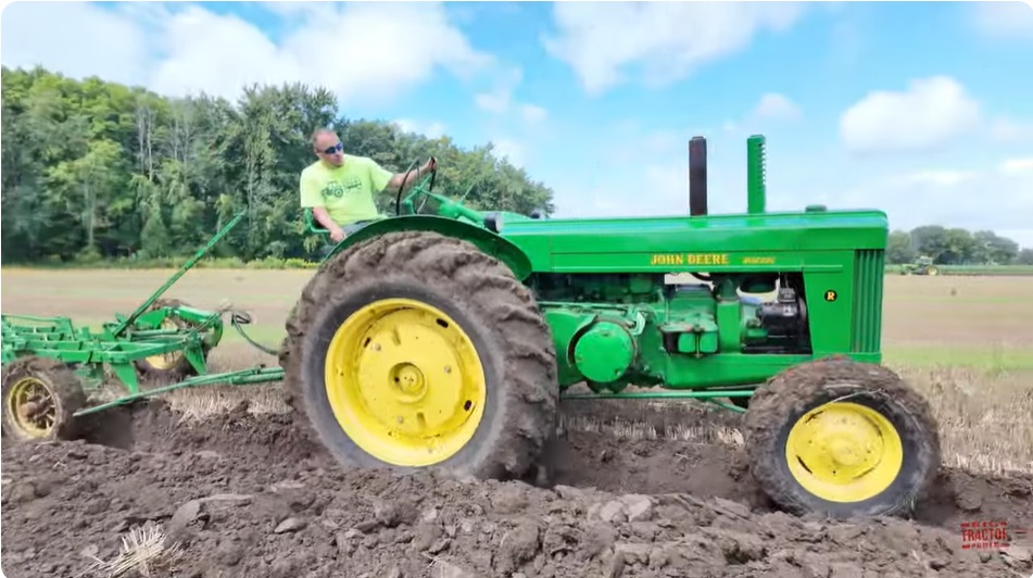 Big Tractor Power is out in the field with a 51 hp JOHN DEERE Model R ...