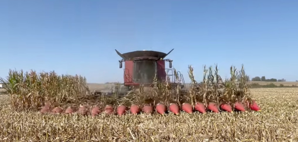 bigtractorpower -- Out in the field with class 8,9, and 10 combines ...