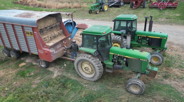 Mikep7810 -- Finishing up the silage season bagging corn silage ...