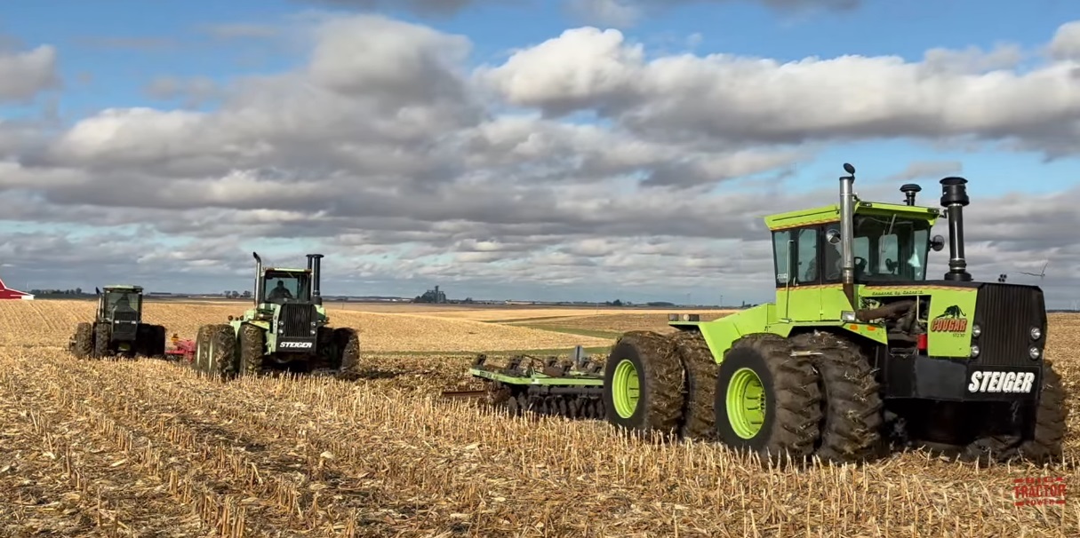 Big Tractor Power is out in the field with three classic STEIGER ...