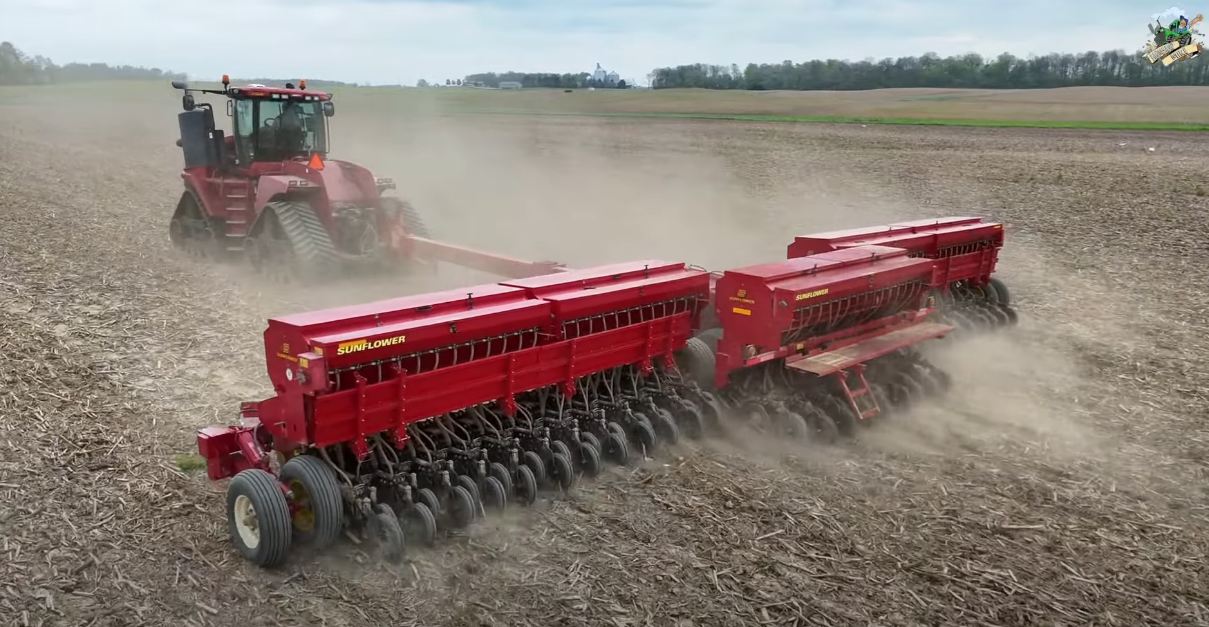 In this video I am out in the field with a Case IH 580 Quad Track ...