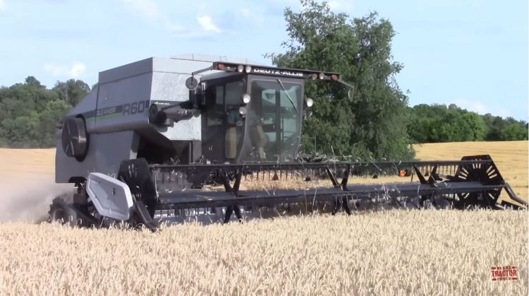 Big Tractor Power is out in the field with a 260 hp 300 bu. GLEANER C62 ...