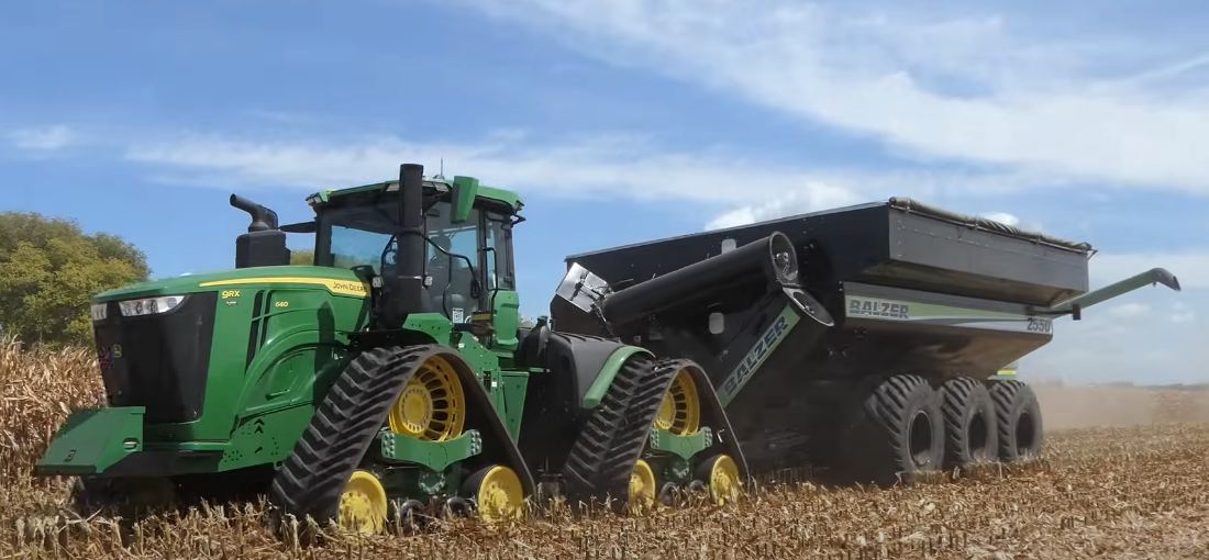 Corn Harvest Field Demo with Grain Carts at Farm Progress Show 2025 ...