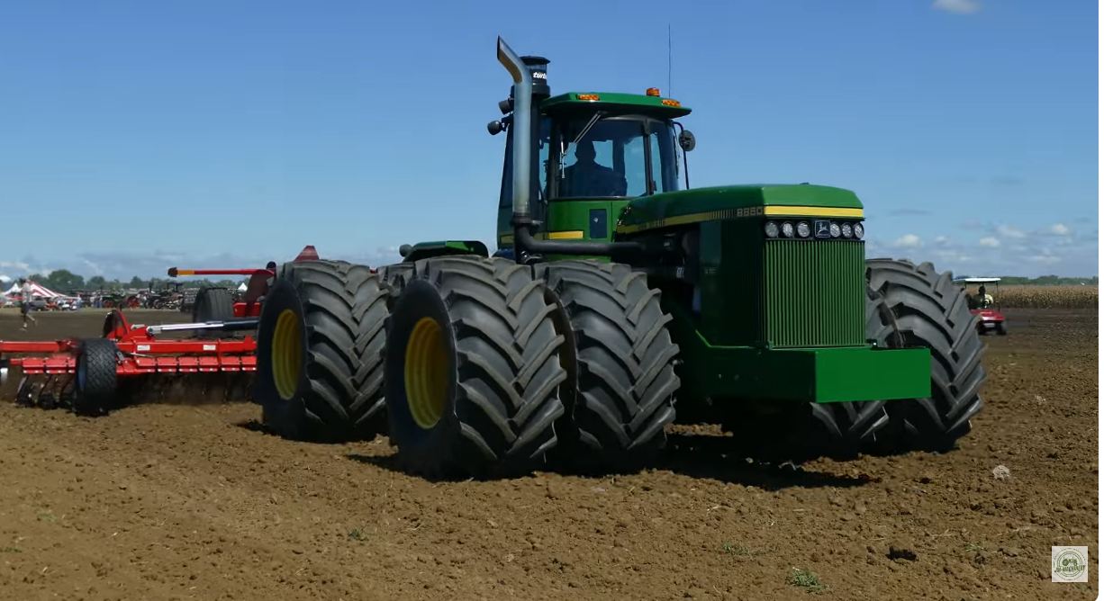 Tractors Tilling The Fields at Half Century of Progress Show 2025. JM-Machinery