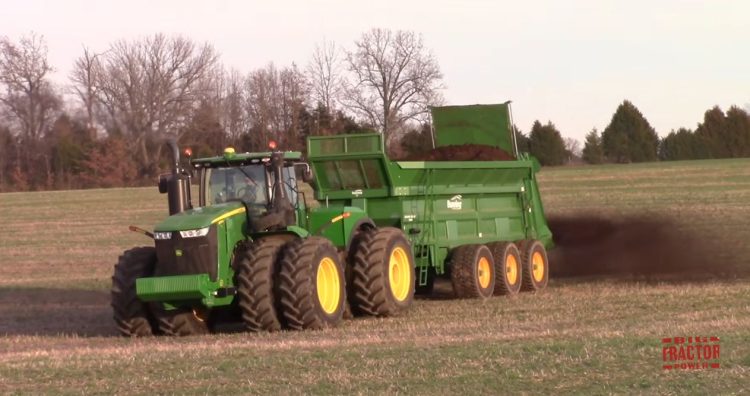 Big Tractor Power is out in the field with a fleet of JOHN DEERE 9R, 8R ...